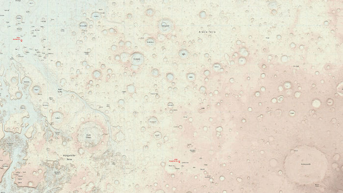Here's an incredibly detailed map of Mars - Created using NASA open ...